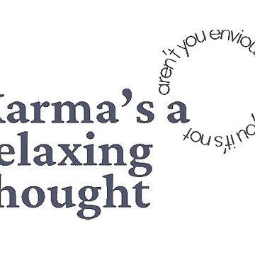 "karma by taylor swift " Sticker for Sale by Karlee Mathena | Redbubble