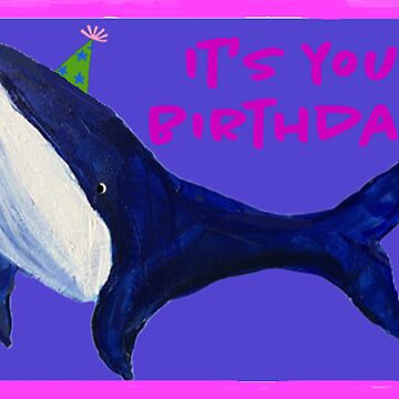 "Happy whale" Sticker for Sale by Fee Blyth | Redbubble