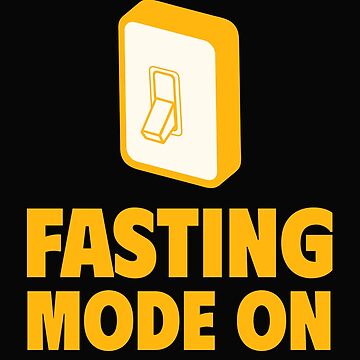 "Fasting Mode On" Sticker for Sale by 87-Aesthetics | Redbubble