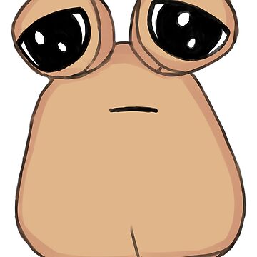 "Neglected Pou" Sticker for Sale by bappobaps | Redbubble