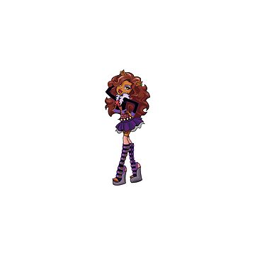 "Clawdeen Wolf" Sticker for Sale by mandy-2527 | Redbubble