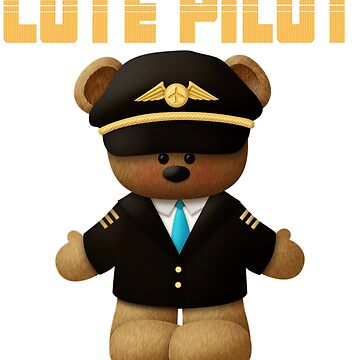 "Cute Pilot Teddy Bear" Sticker for Sale by mrdom93 | Redbubble