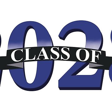 "Class of 2028 Banner" Sticker for Sale by esw22 | Redbubble