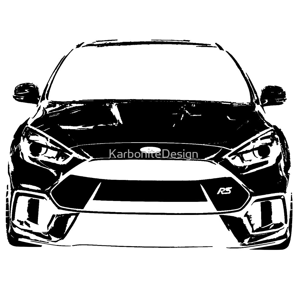 "Focus RS Mk3 - Automotive Fan Art" by KarboniteDesign | Redbubble