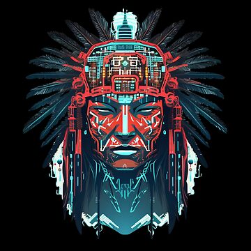 "Cyber Indian // America // Indian Warrior // Indian // Cyberpunk ...