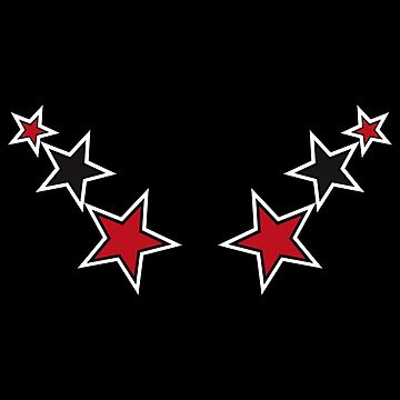 "Jake Webber's star hip tattoos" Sticker for Sale by shoggothicz ...