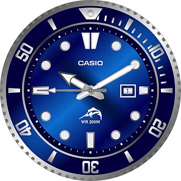 "Casio Duro Blue Vector" Sticker for Sale by RadDadArt | Redbubble