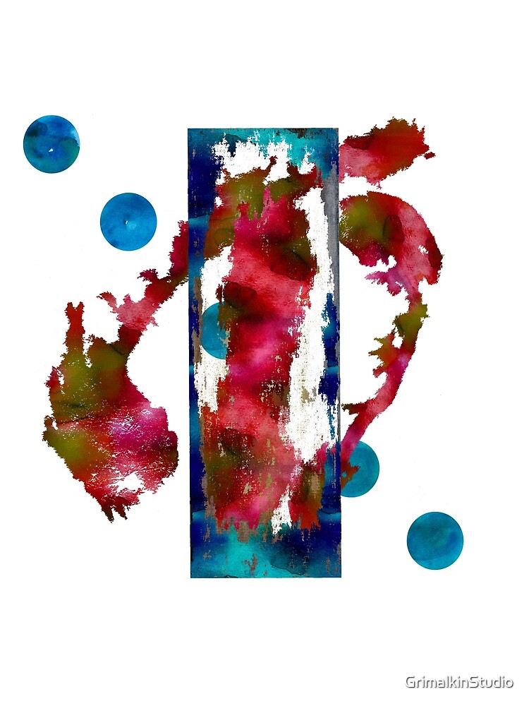 "Watercolor Abstract 1-Rectangle Format" by GrimalkinStudio | Redbubble