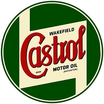 "Castrol – Motor Oil Vintage Vintage Logo – 1950s " Sticker for Sale by ...
