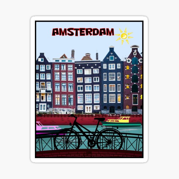 Amsterdam Stickers | Redbubble
