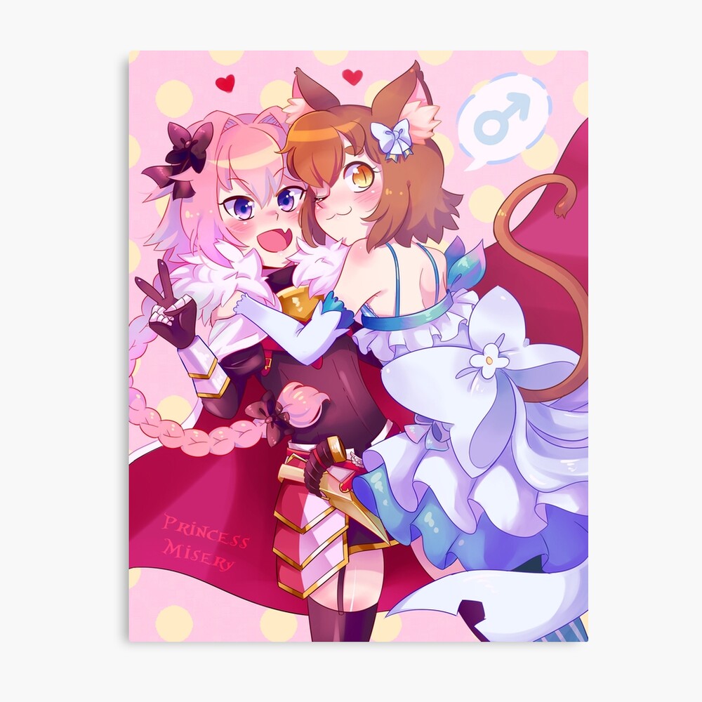 Astolfo N Felix Metal Print By Sailormadoka Redbubble