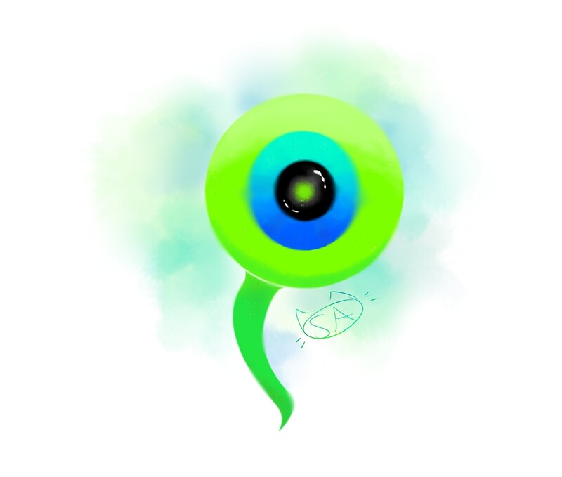 "Sam the Little Septic Eye" by SakuraAngelic | Redbubble