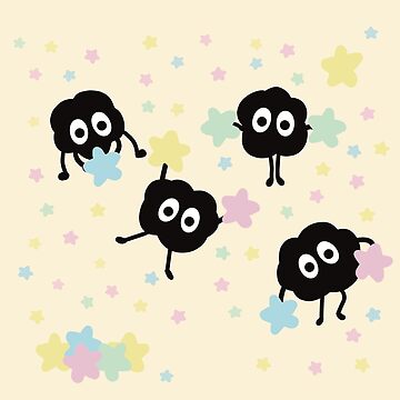 "Soot sprites, dust sprites" Sticker for Sale by Catphonesoup By HPG ...