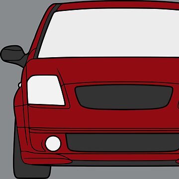 "Citroen C2 dark red" Sticker for Sale by EdimDesign | Redbubble