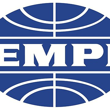 "Vintage EMPI logo design" Sticker for Sale by VintageSpeed67 | Redbubble