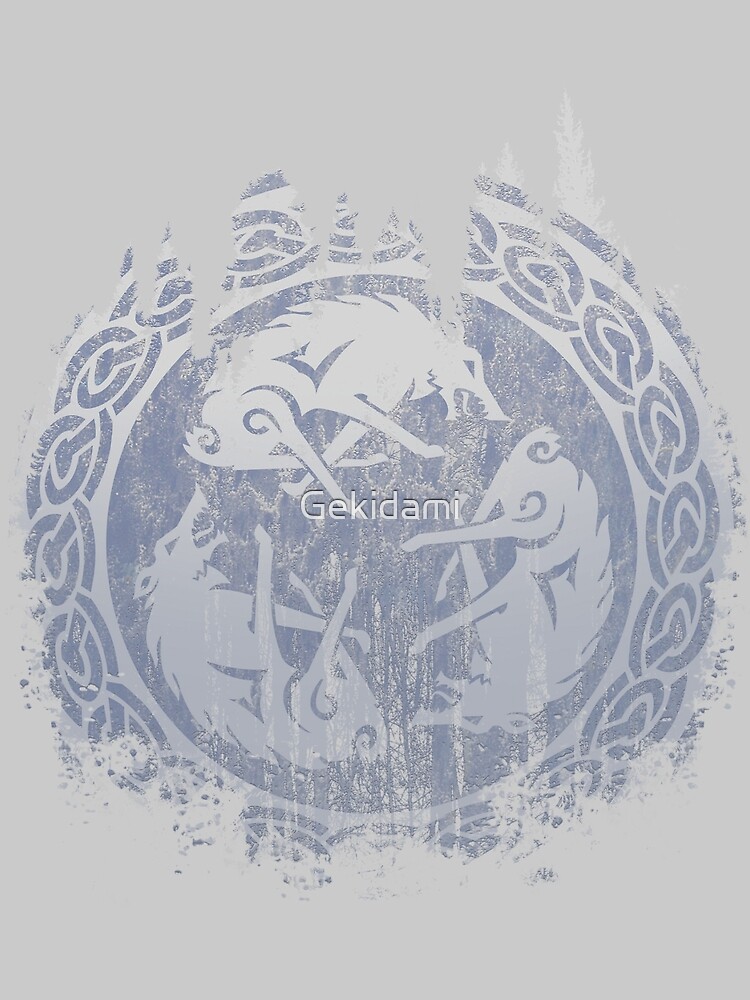 "God Of War - Worn Wolves Icon" by Gekidami | Redbubble