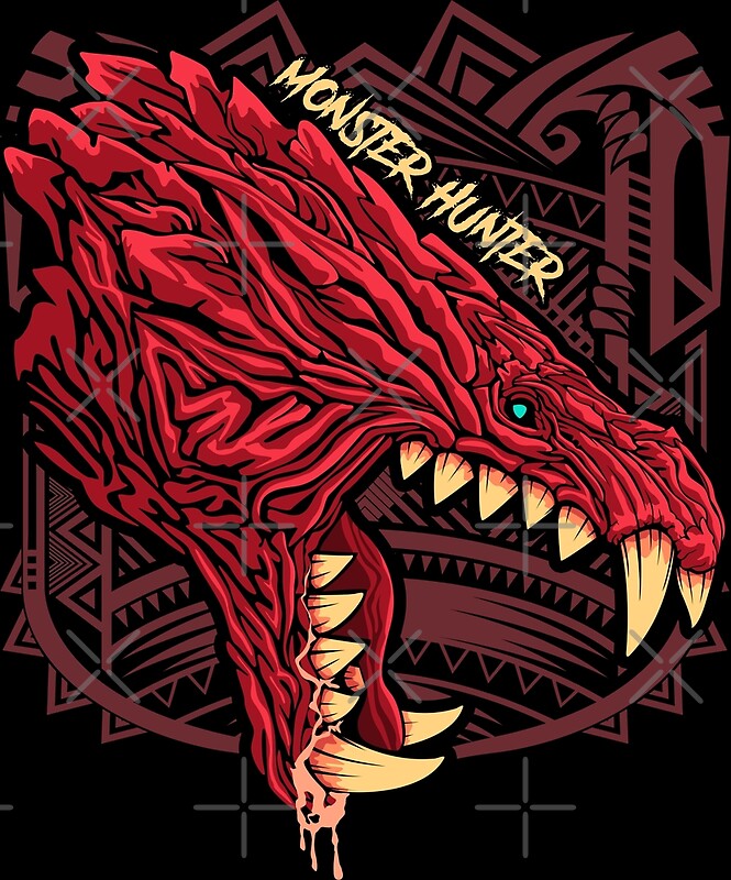 "Odogaron Monster Hunter" by Dan Dee | Redbubble