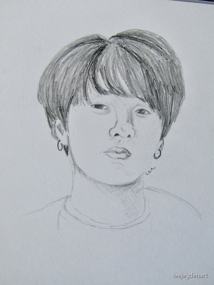 "Euphoria - Jungkook BTS - Line Drawing" by leejeydenart | Redbubble