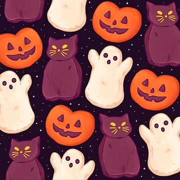 " Halloween Marshmallows Dark" Socks for Sale by Paisley Yazel | Redbubble