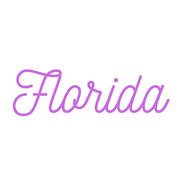 "Florida" Sticker for Sale by InfiniteSticker | Redbubble