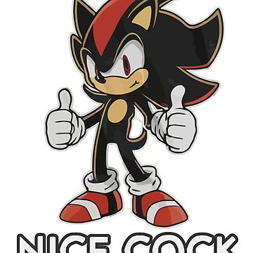 "Nice Cock Shadow The Hedgehog Meme" Sticker for Sale by IcePools ...