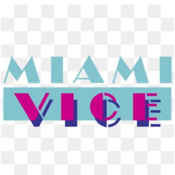 "miami vice theme logo" Poster for Sale by DesignbyMorena | Redbubble