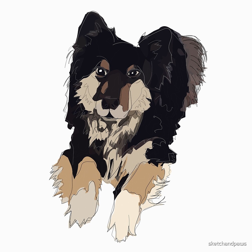 "Toby Dog" by sketchandpaws | Redbubble