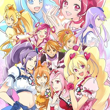 "Fresh Pretty Cure,All Princess" Sticker for Sale by NooraniFantasy ...