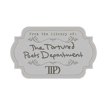 "TTPD" Sticker for Sale by cmbonde31 | Redbubble