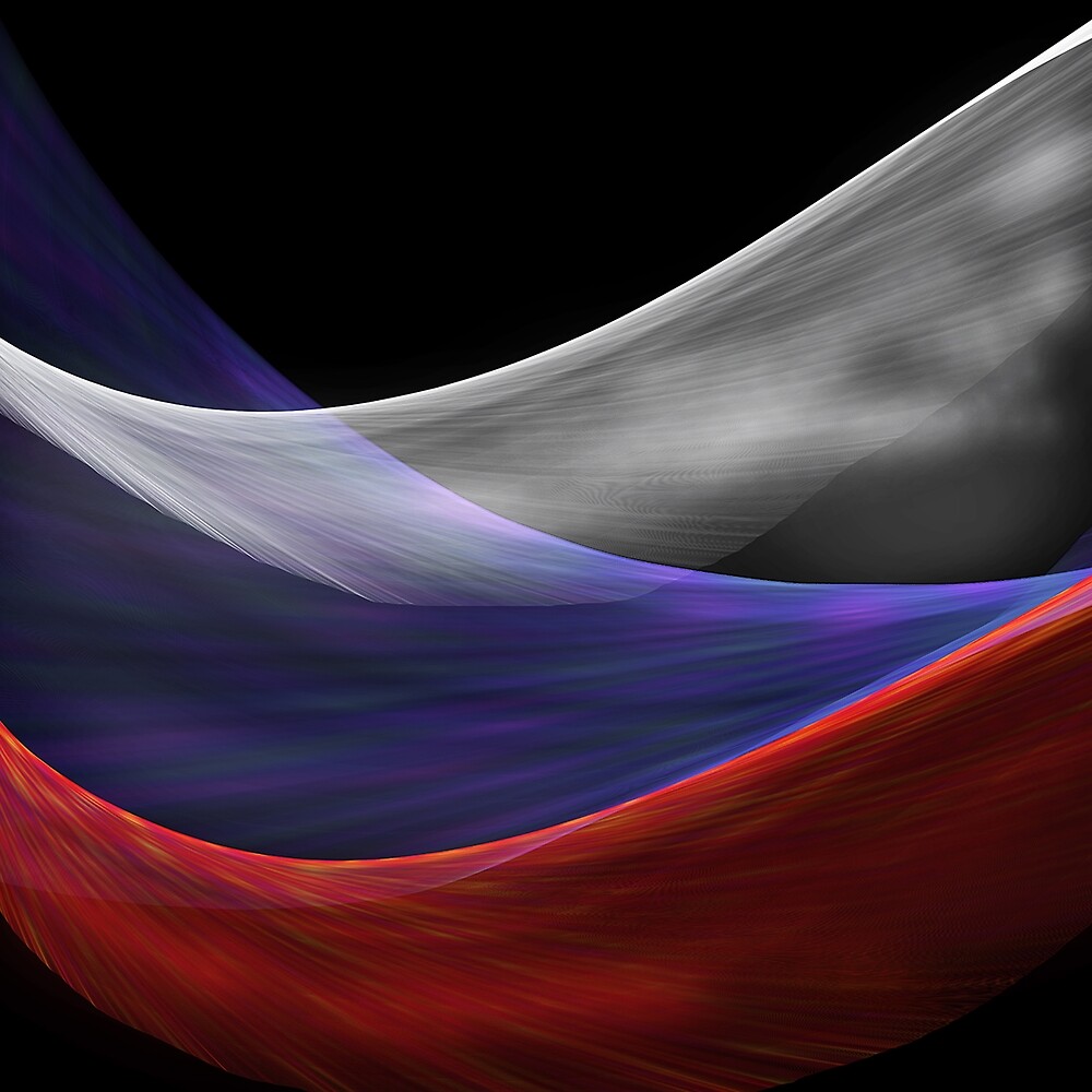 "Abstract flag in red white and blue" by GryThunes | Redbubble