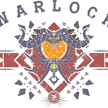 "WARLOCK - TRIBAL CREST" Sticker for Sale by EXION CREW | Redbubble