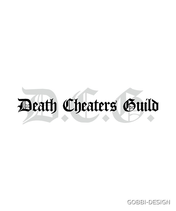 "Death Cheaters Guild | D.C.G. Whiteout" by GOBBI-DESIGN | Redbubble