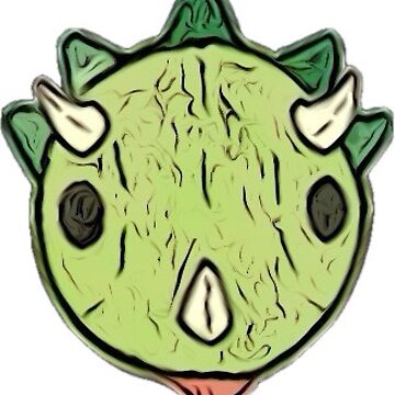 "Tiny Dino Blep" Sticker for Sale by AlienDinos | Redbubble