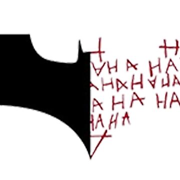 "HAHA Batman design" Sticker for Sale by Vbvli | Redbubble