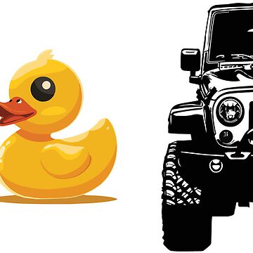 "Duck Duck Jeep - Jeep Ducks Sticker Design" Sticker for Sale by ...