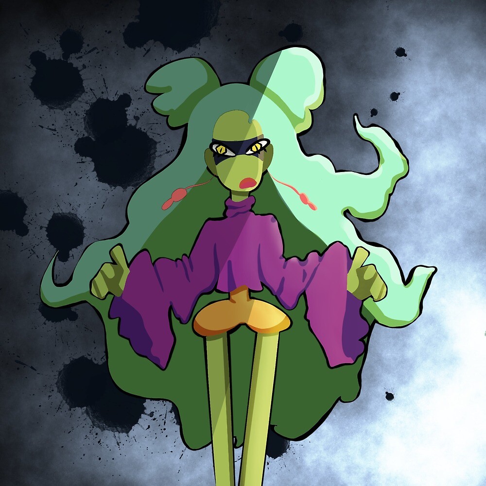 "Splatter Alien" by Rutabaga-Bug | Redbubble