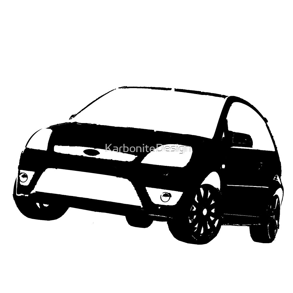 "2005 Fiesta ST- Automotive Fan Art" by KarboniteDesign | Redbubble