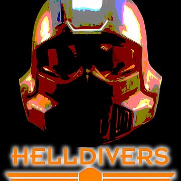 "Helmet Helldivers" Sticker for Sale by kkaratekinn | Redbubble