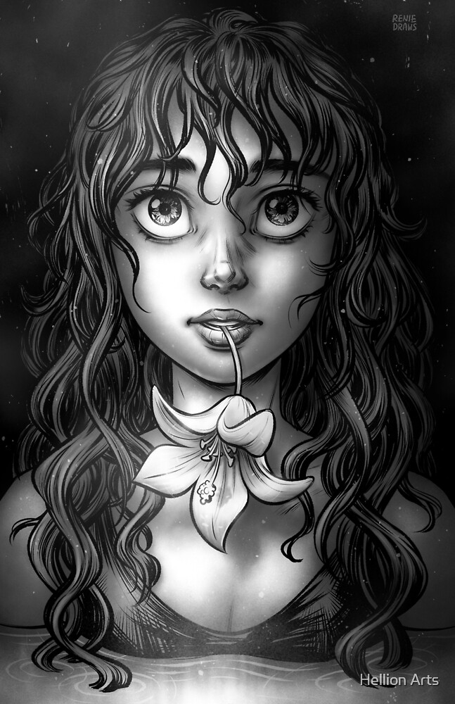 "Flower Girl" by Hellion Arts | Redbubble
