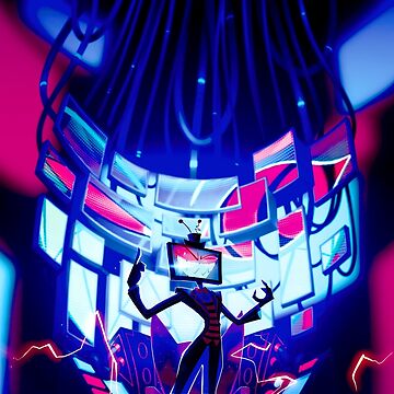 "Vox the TV demon" Poster for Sale by Ckibeofficial | Redbubble