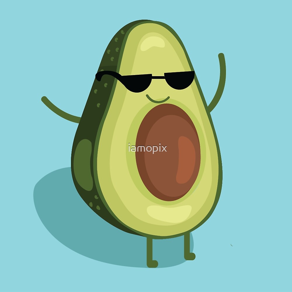 "Cool Avocado" by iamopix | Redbubble