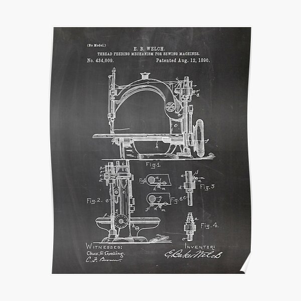 Sewing Machine Posters | Redbubble