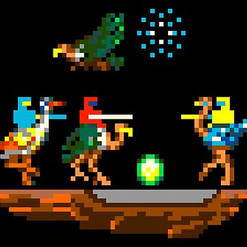 "Joust" Sticker for Sale by disposalist | Redbubble