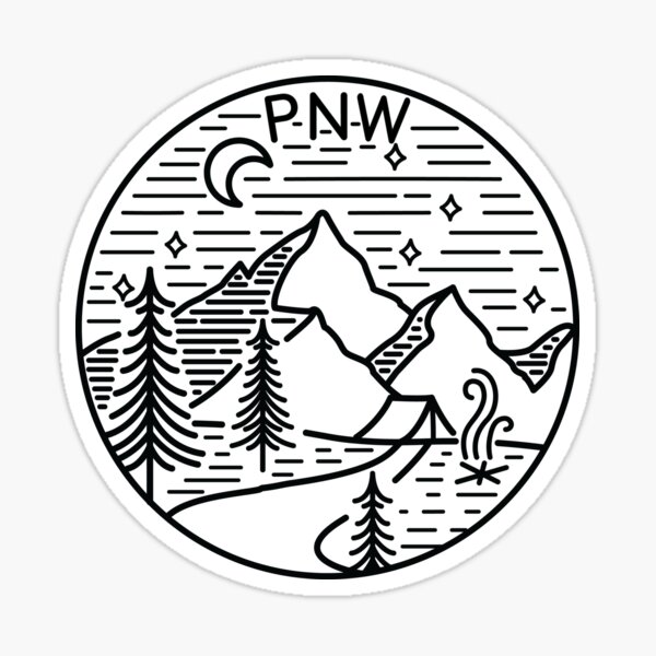 Pacific Northwest Stickers | Redbubble