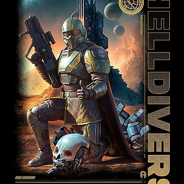 "Helldivers 2 - Poster FanArt" Sticker for Sale by Ronnius | Redbubble