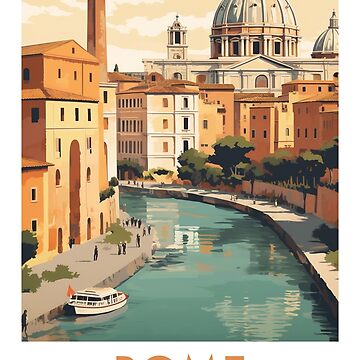 "ROME Minimal Travel Poster" Poster for Sale by MarkedArtPrints | Redbubble