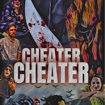 Cheater, Cheater’ Watercolor Cast Poster" Sticker for Sale by DelKary ...