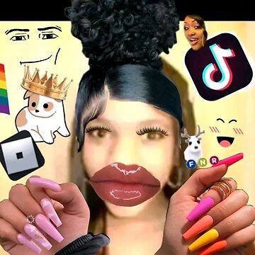 "Tiktok Teala" Sticker for Sale by floppys24 | Redbubble