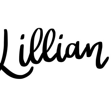 "Lillian" Sticker for Sale by ellietography | Redbubble