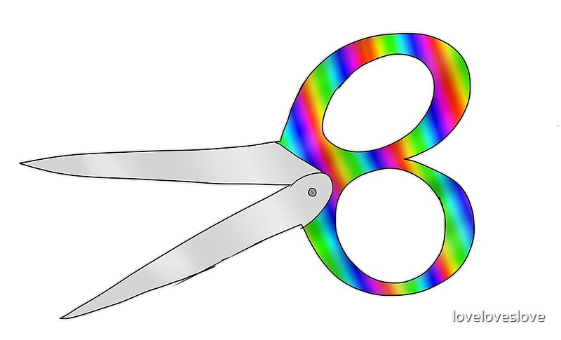 "Snippy snip snips scizzors (scizzors) (rainbow)" by loveloveslove ...